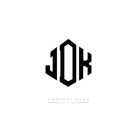 Jdk Letter Logo Design With Polygon Shape Jdk Polygon And Cube Shape