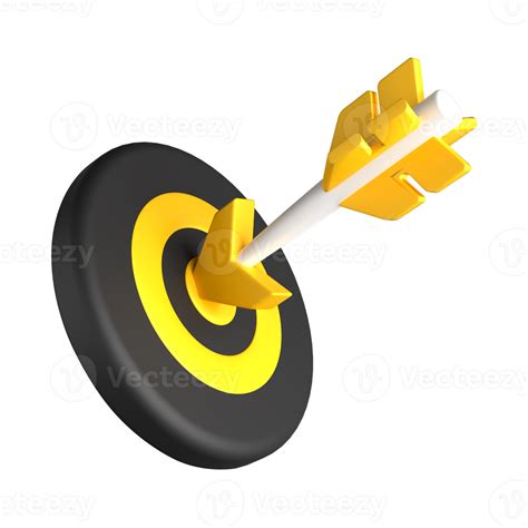 Target Aim With Arrow 3d 13396330 Png