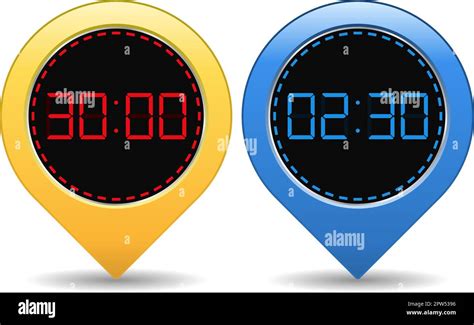 Countdown Marker Sign Stock Vector Images Alamy