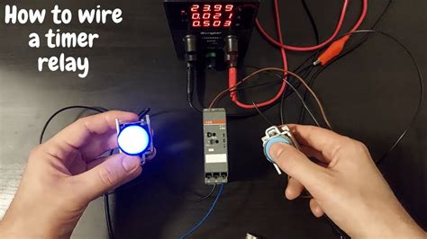 How To Wire A Timer Relay Youtube