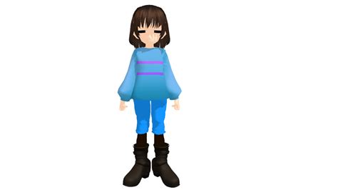 Frisk From Undertale Mmd Dl In Description By Bkgirl483 On Deviantart