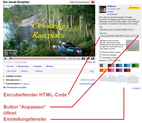Youtube Videos Karten Und Internet Medien Einbinden