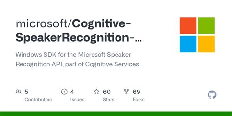 Github Microsoftcognitive Speakerrecognition Windows Windows Sdk