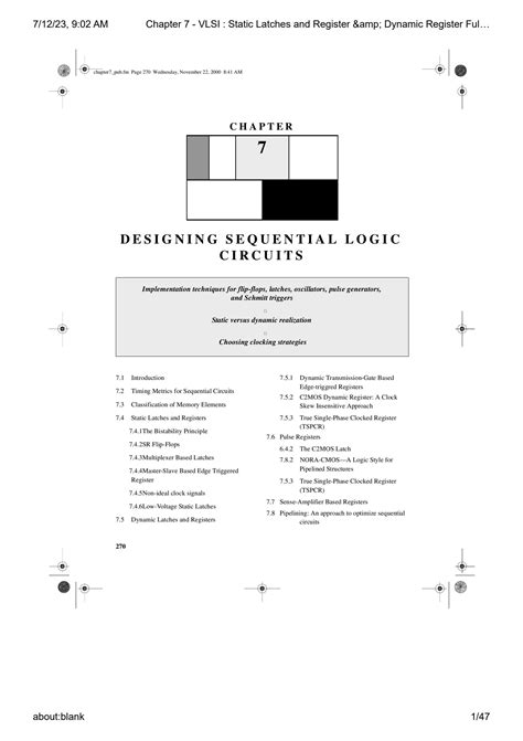 Solution Vlsi Static Latches And Register And Dynamic Register