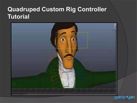 character rigging animation tutorial with custom rigg controller pptx computer animation
