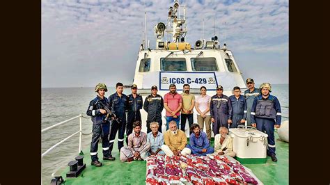 Drugs Worth ₹350cr Seized From Pakistani Boat Off Gujarat Coast
