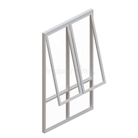 Window 3d Render Design Element Stock Illustration Illustration Of