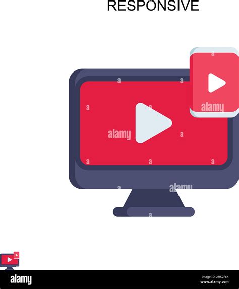 Responsive Simple Vector Icon Illustration Symbol Design Template For