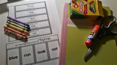 Sight Word Interactive Notebooks Elementary Nest