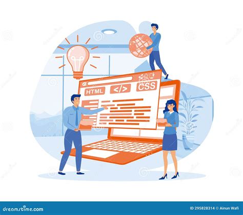 Engineering Programmer Development Software Programming Concept For Web Page Banner