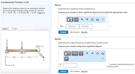 solved fundamental problem 4 26 part a replace the loading