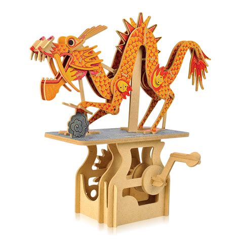 Turn The Crank And Watch This Fire Tailed Dragon Roar And Stomp Through