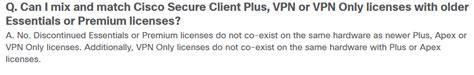 Anyconnect Essentials Vs Premium Please Help Cisco Community