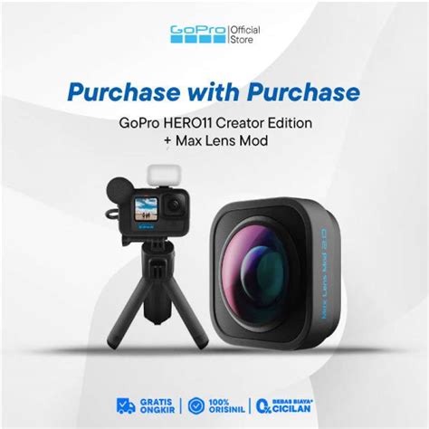 Promo Pwp Gopro Hero11 Black Creator Edition Diskon 6 Di Seller Gopro