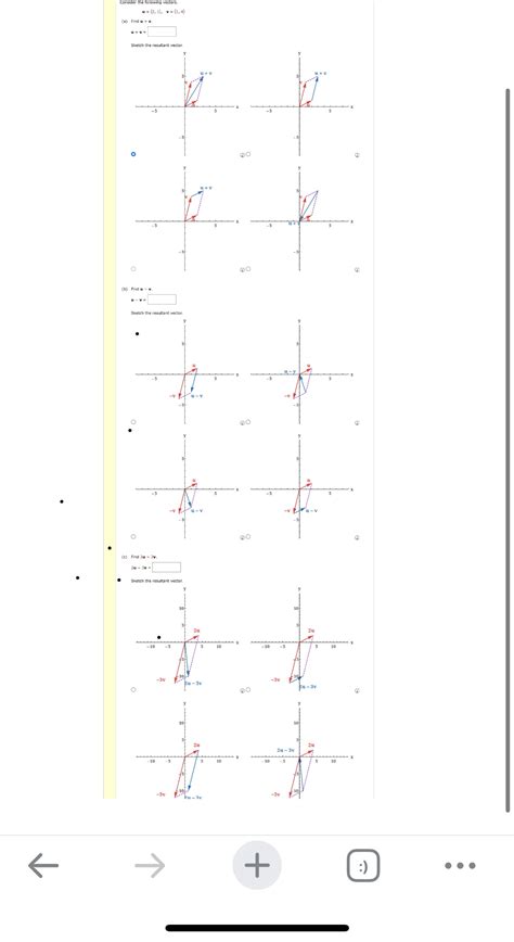 Solved Consider The Following Vectors