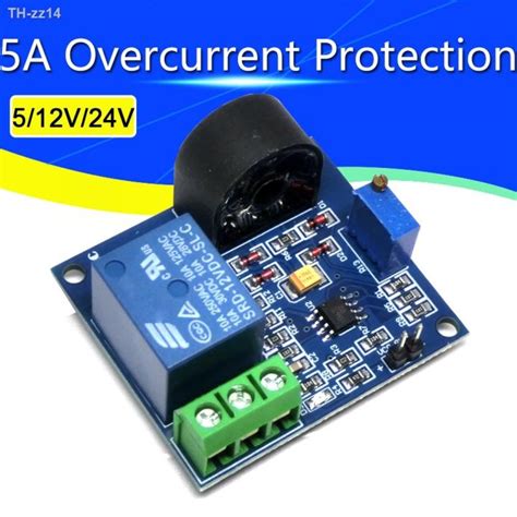 ☄ 5a Overcurrent Protection Relay Module Ac Current Detection Board 5v 12v 24v Relay Zmct103c