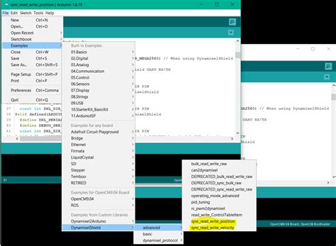 How To Control Multi Ax 12a Servo Motors By Using Dynamixel Shield