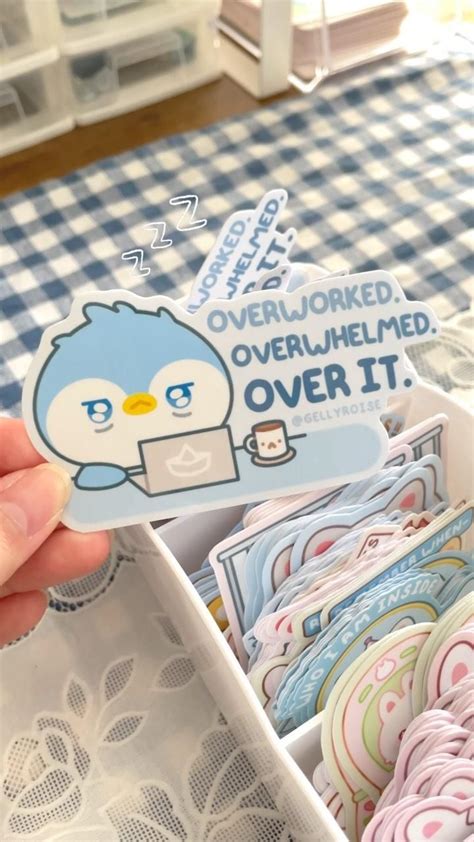 Gelly Roise Shop Open ♡ On Instagram Packing A Sticker Order For