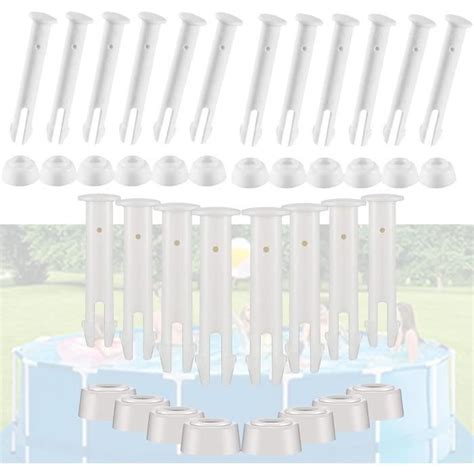 Namic 24 Pièces Goupilles De Joint De Piscine En Plastique Pièces De