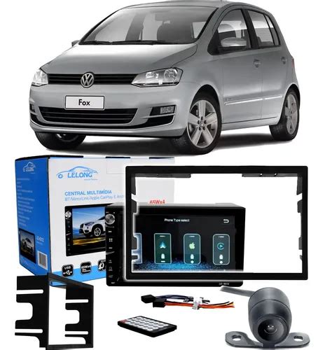 Kit Multimidia Rádio Carplay Android Com Moldura Fox 10 À 13 Parcelamento Sem Juros