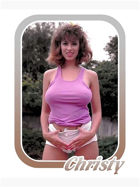 Christy Canyon Poster For Sale By Austin58821 Redbubble