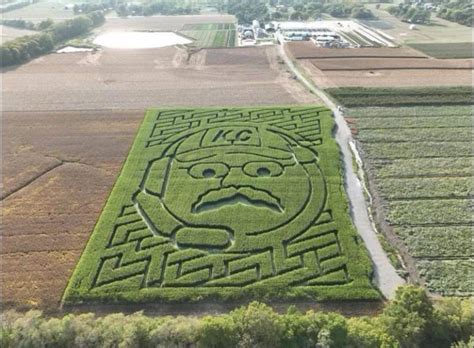 LOOK Andy Reid Was Made Into A Giant Corn Maze In Cass County