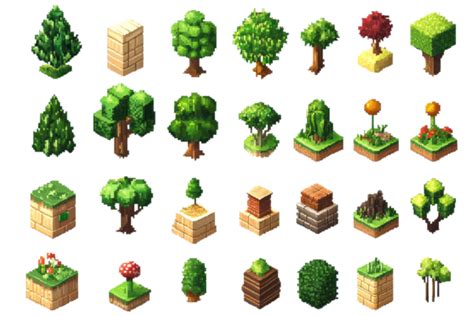 Isometric Tree Pngs For Free Download