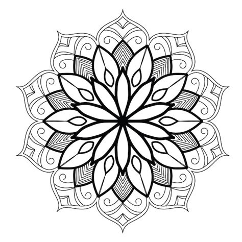 Premium Vector Vector Floral Mandla Bg Art