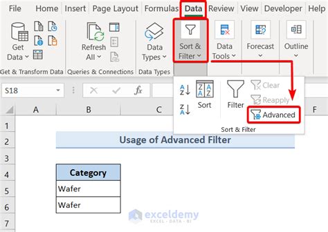 Extract Filtered Data In Excel To Another Sheet Methods Exceldemy