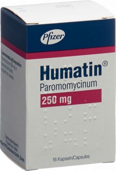Humatin Kapseln 250mg 16 Stück In Der Adler Apotheke