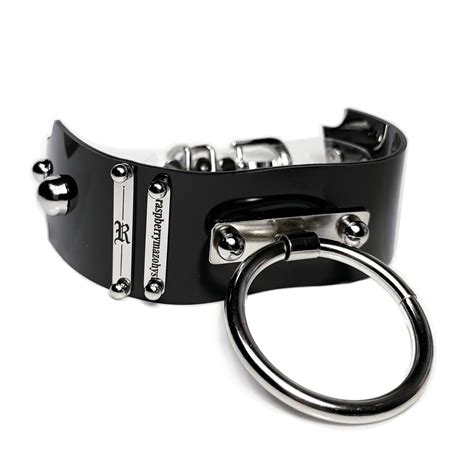 Raspberry Mazohyst ~ Black Dahlia Choker Signature Version By Indie Brand