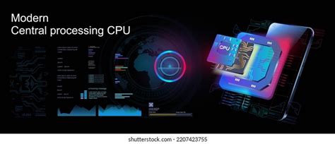 Microprocessor Future State Art New Generation Stock Vector Royalty Free 2239607111 Shutterstock