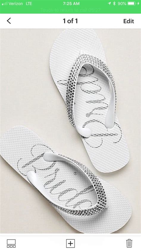 Bride Flip Flops Etsy