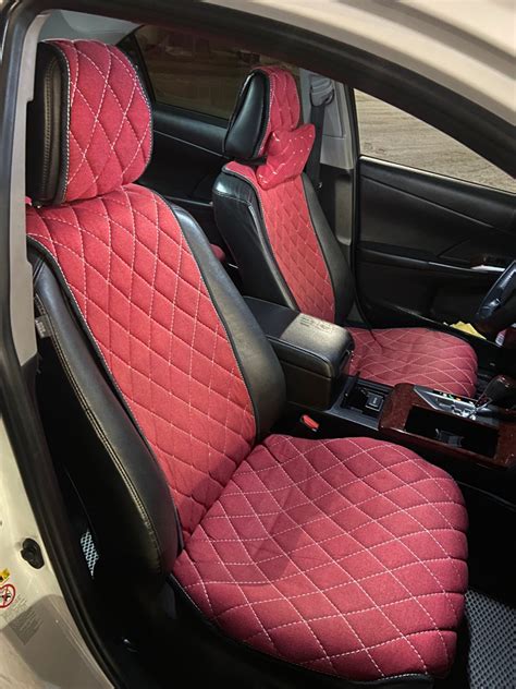 Даёшь нормальные чехлы! — Toyota Camry (XV50), 2,5 л, 2013 года ...