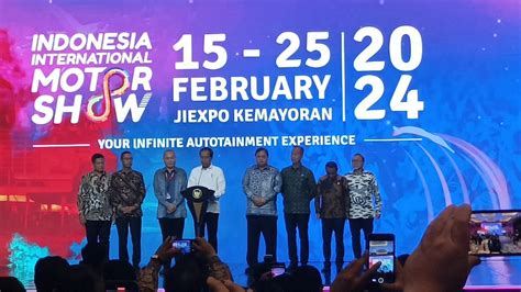 Pameran Otomotif Indonesia International Motor Show Resmi Dibuka Presiden Jokowi
