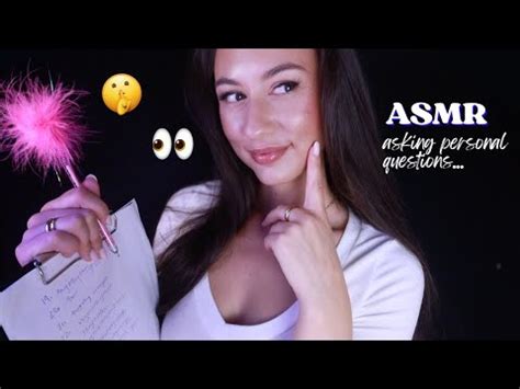ASMR Asking You EXTREMELY Personal Questions 👀 💤 Whispering & Writing Sounds