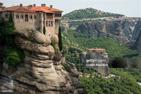 Holy Monasteries Of Rousanou And Varlaam Monasteries Of Meteora Greece