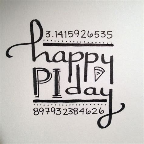 Calligraphy Calligraphy Lettering Happy Pi Day