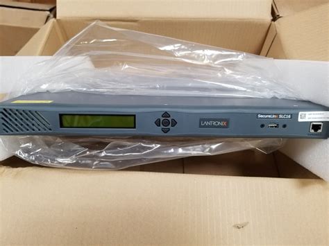 New Lantronix Slc01612n 02 16 Port Securelinx Slc16 W All Cords Seco