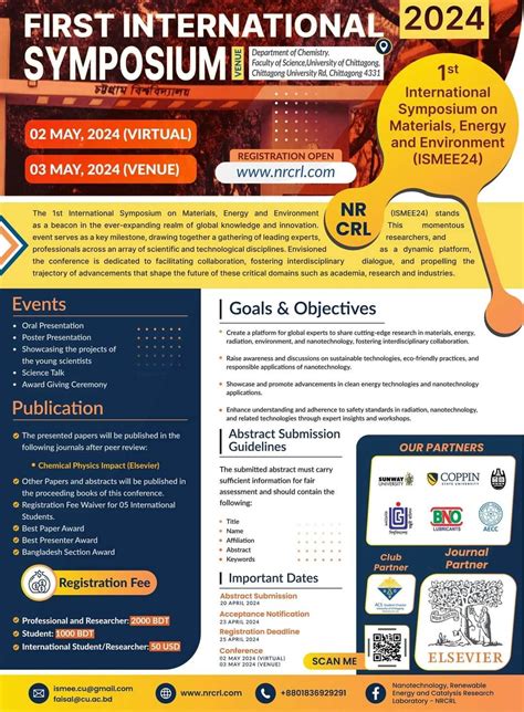 Mahmud Shareef On Linkedin First International Symposium On Materials