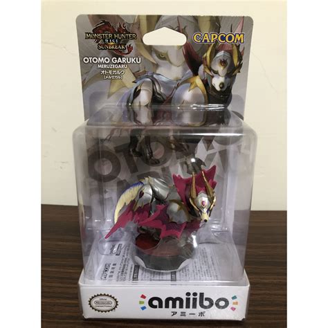 全新 Ns Switch 魔物獵人崛起：破曉 Amiibo 爵銀龍犬 隨從加爾克 蝦皮購物