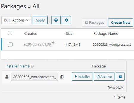 WP Duplicator Backup Plugin Packages Mbrsolution