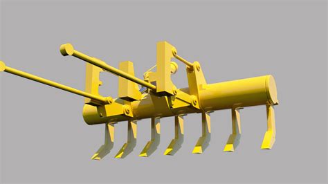 Motor Grader Ripper 3d Model 3d Model Cgtrader