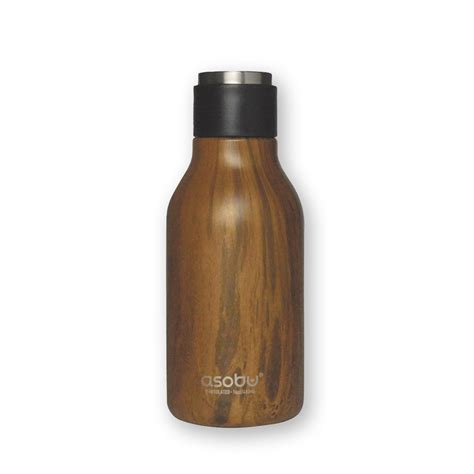Asobu Asobu Urban Water Bottle Wood ML NTUC FairPrice