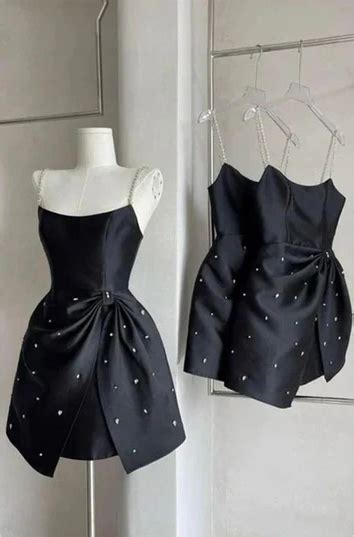 Prom Dressspaghetti Strap Satin Dress Homecoming Dress On Luulla