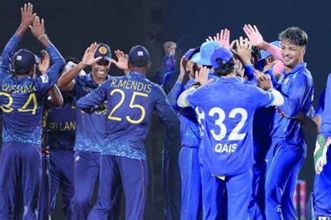 ශ්‍රී ලංකාව සහ ඇෆ්ගනිස්තානය අතර අවසන් තරගය අද