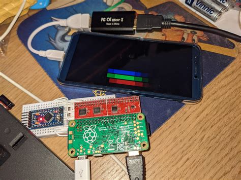 Test Setup For Amiga RGBtoHDMI R Raspberry Pi