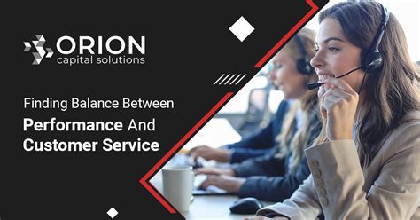 Balancing Performance Service Orion Capital
