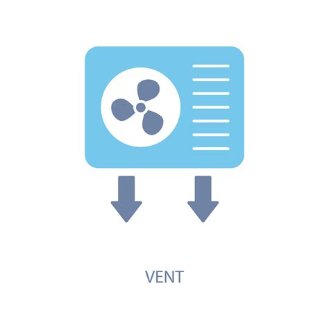 Vent Concept Line Icon Simple Element Illustration Vent Concept