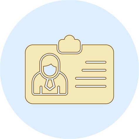 Office Entry Card Vecto Icon 37946801 Vector Art At Vecteezy